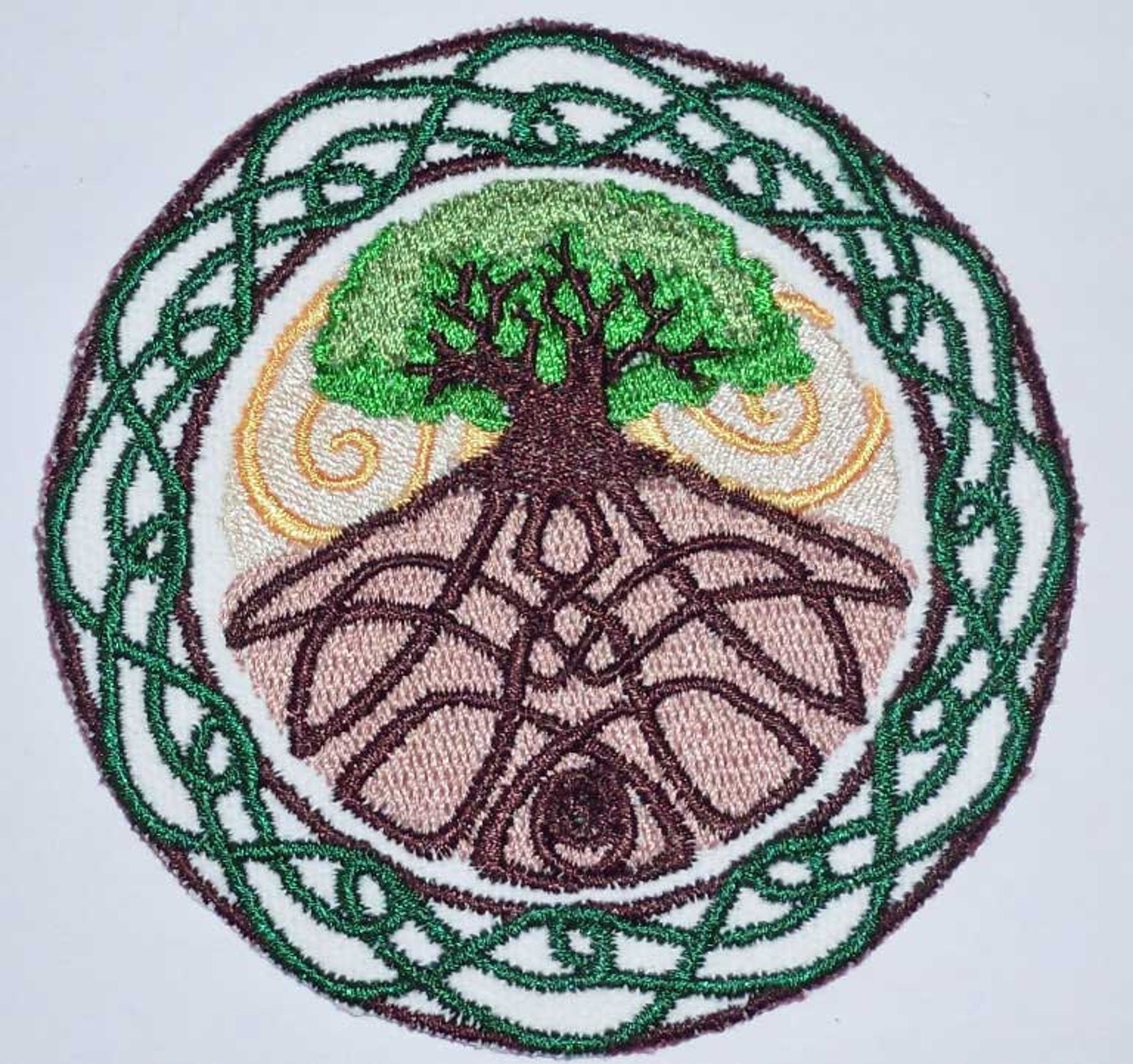 Iron-on Patch CELTIC TREE of LIFE - Etsy