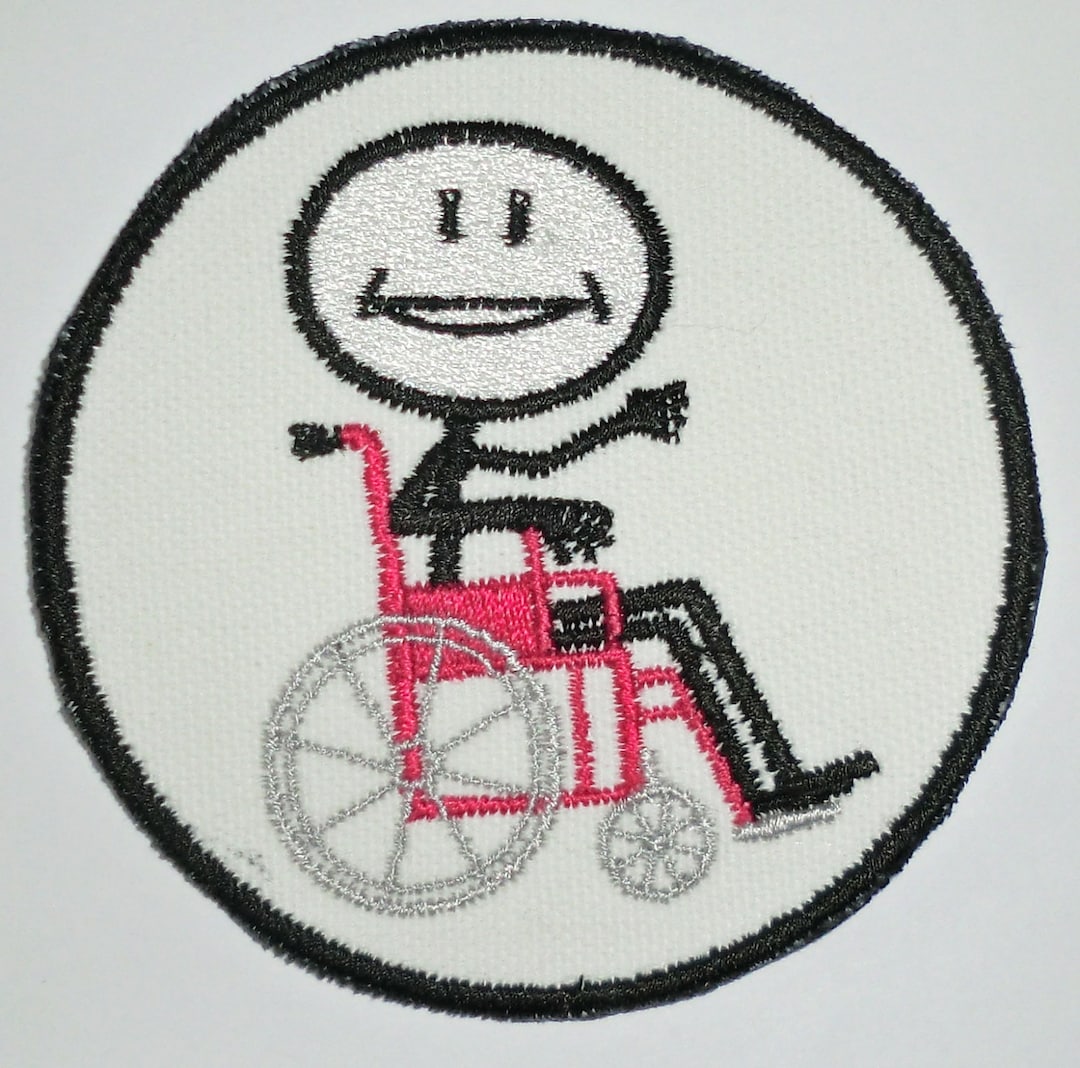 Iron-on Patch WHEELCHAIR - Etsy