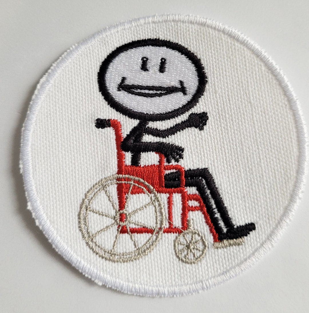 Iron-on Patch - WHEELCHAIR - Etsy