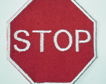 YIELD SIGN PATCH Embroidered Iron-on Applique Highway Traffic Sign Road ...