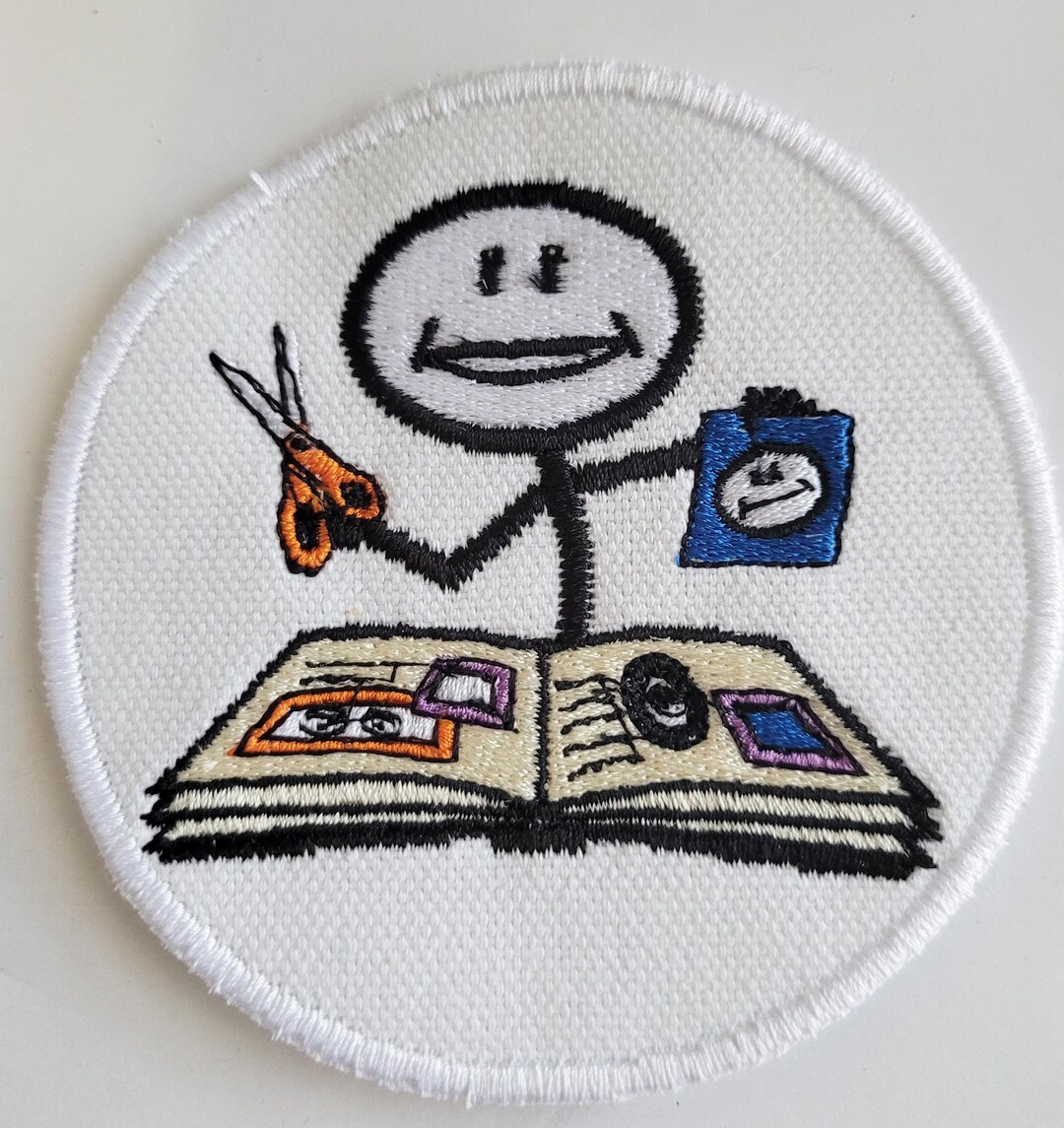Iron-on Patch - SCRAPBOOK - Etsy