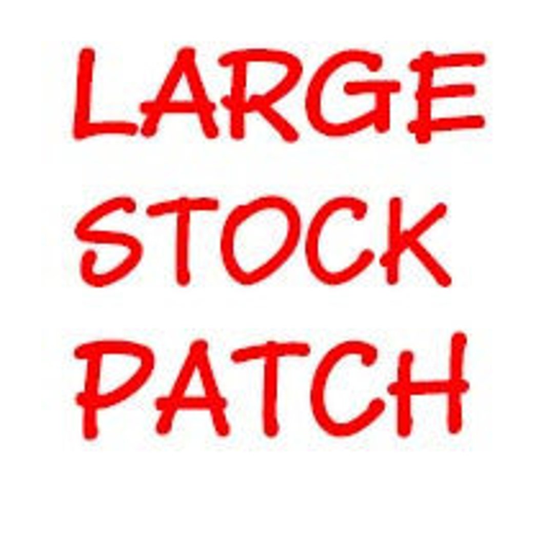 Large Stock Patch - ORDER PATCH TOO! - Etsy
