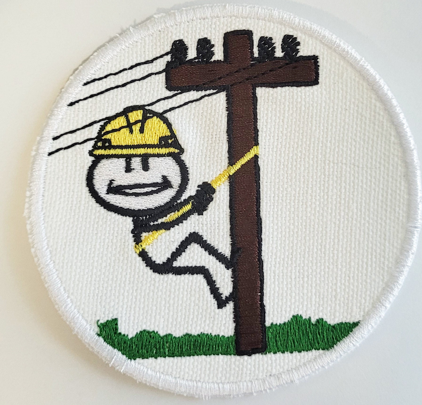 Iron-on Patch LINEMAN - Etsy