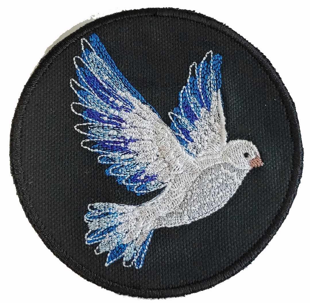 Iron-on Patch - CELTIC DOVE - Etsy