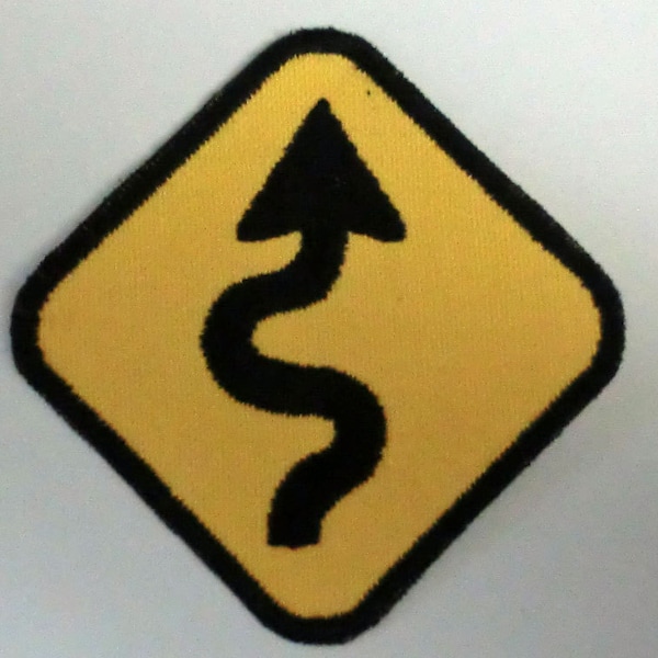 Road Curve Sign - Etsy