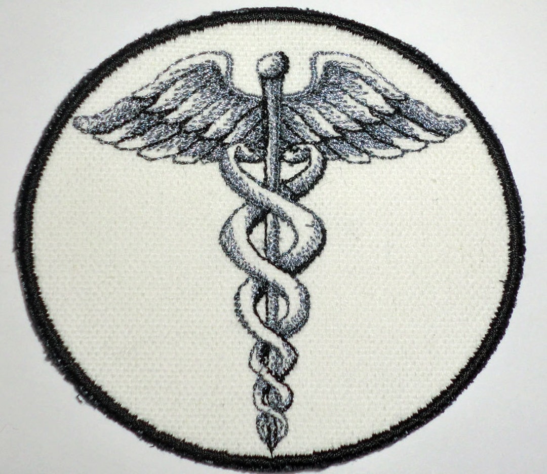 Iron on Patch CADUCEUS - Etsy