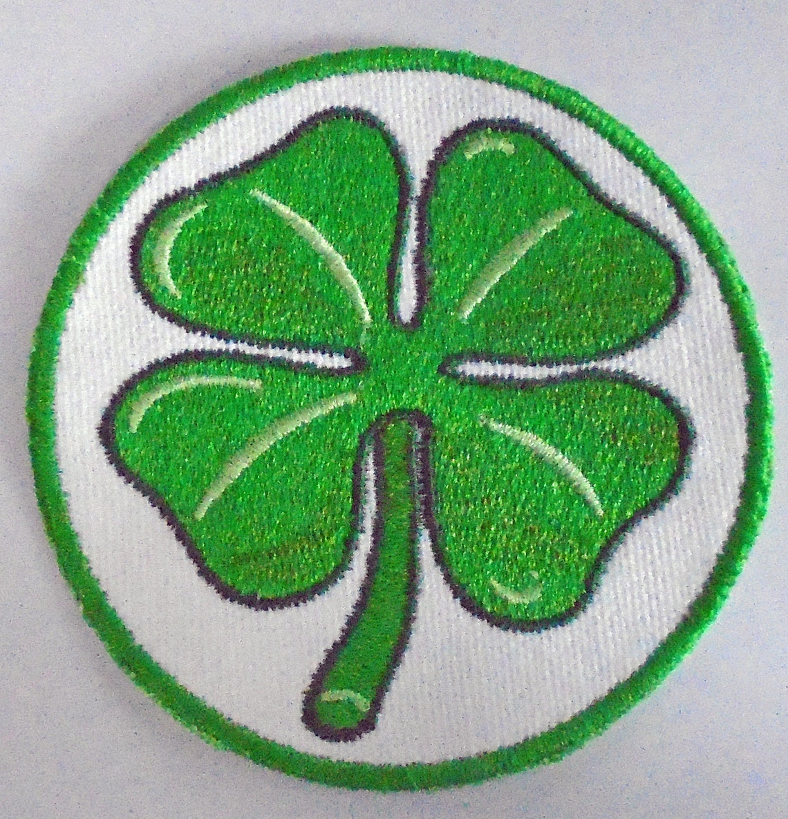 Iron-on Patch - FOUR LEAF CLOVER - Etsy