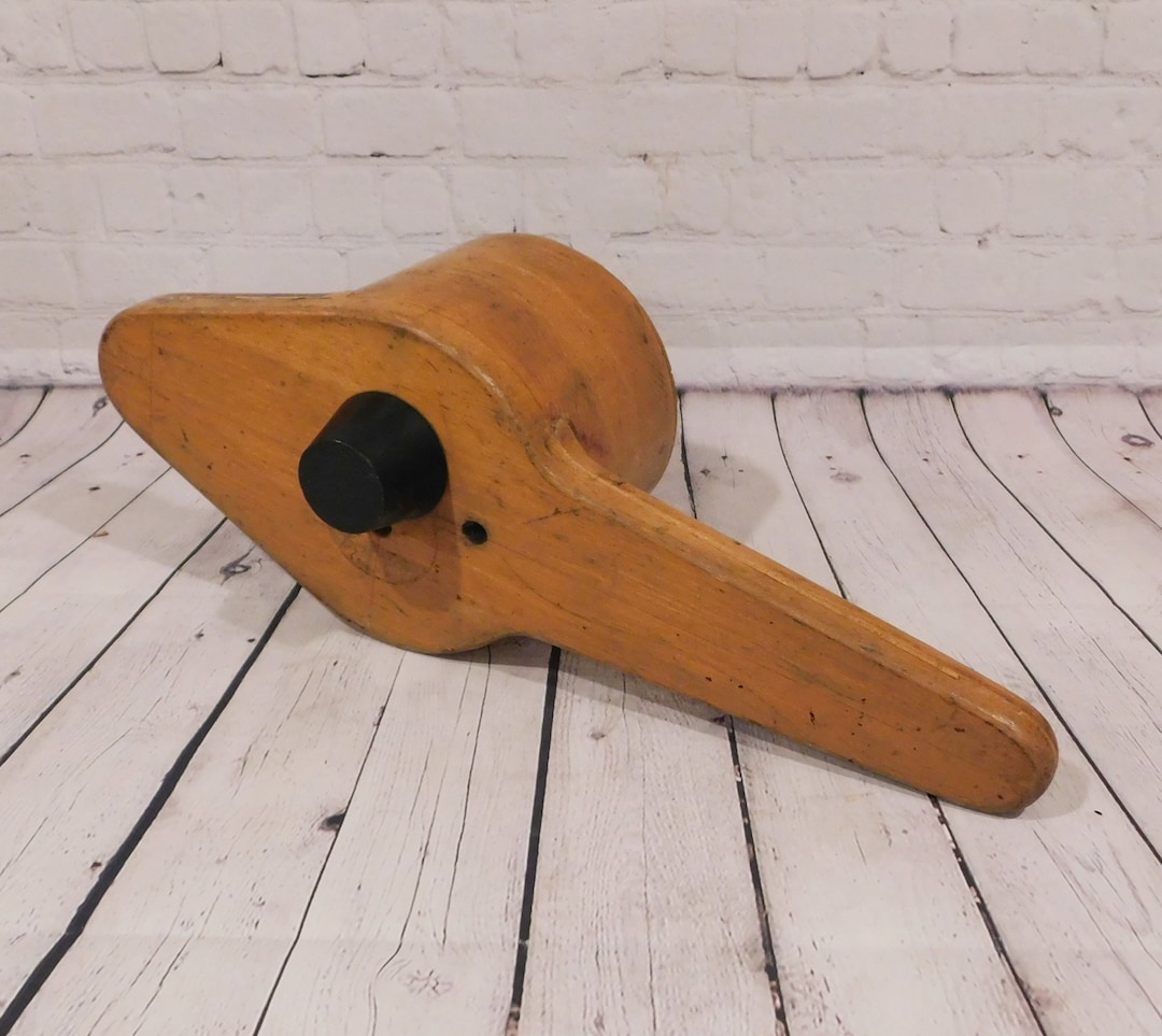 Vintage Casting Foundry Form, Large Wood Lever, 20l Factory Mold ...