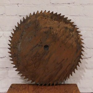 Vintage Rusty Round Saw Blade, 20 1/2 Diameter, SB07 - Etsy