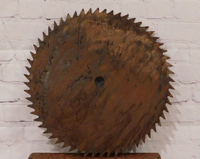 Vintage Rusty Round Saw Blade, 20 1/2" Diameter, SB07 - Etsy