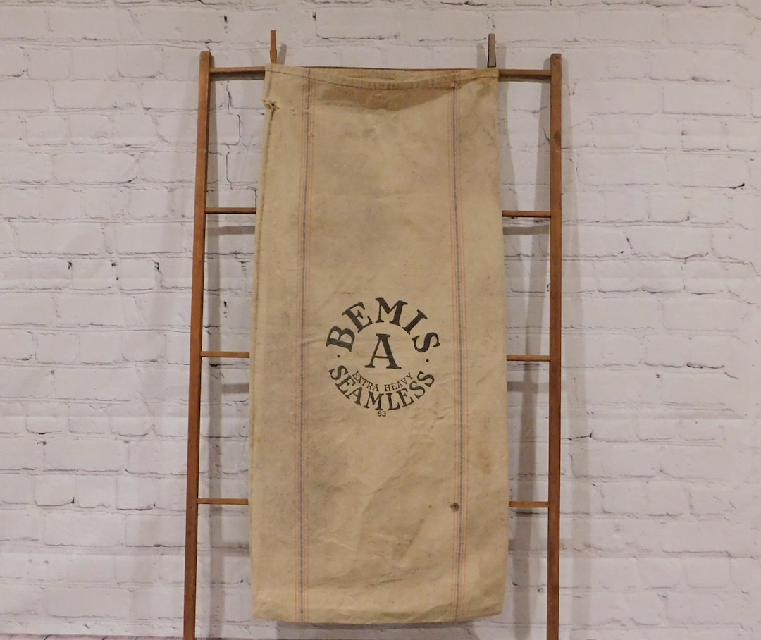 Bemis Extra Heavy Duty Feed Bag, Vintage Feed & Seed Bag, Farmhouse ...