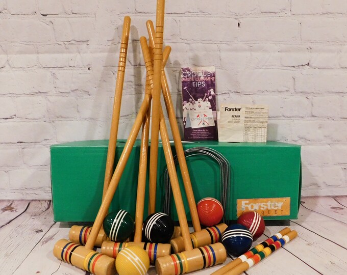 Croquet Mallet Handles, Replacement Mallet Handles, Six Vintage Croquet ...