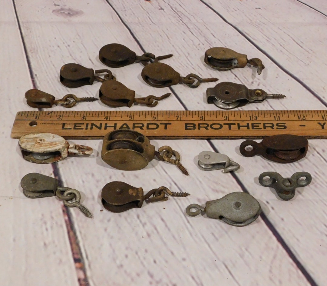 Lot of Small Metal Pulleys, HW41 - Etsy