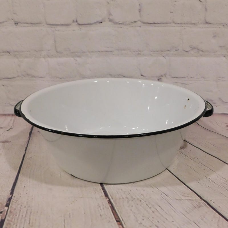 Vintage Enamel Pan - Etsy