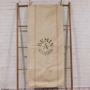 Bemis Extra Heavy Duty Feed Bag, Vintage Feed & Seed Bag, Farmhouse ...