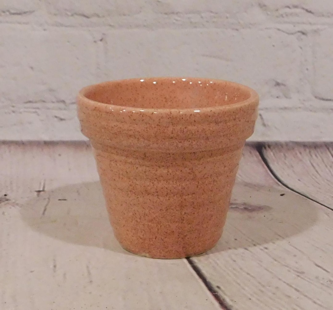 Vintage Pfaltzgraff Pink Flower Pot, Pink Speckled Planting Pot ...