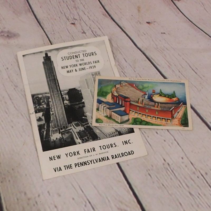 Worlds Fair Postcard - Etsy