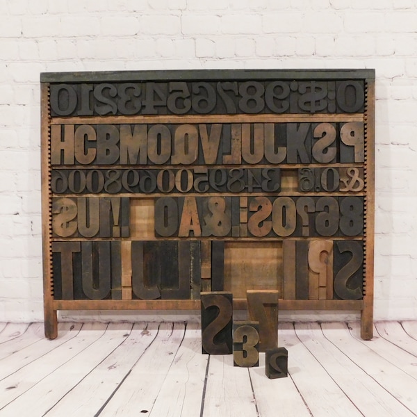 Letterpress Tray - Etsy