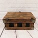 Antique Wood Berry Crate, Slatted Rustic Strawberry Fruit Crate, 18 1/2 ...