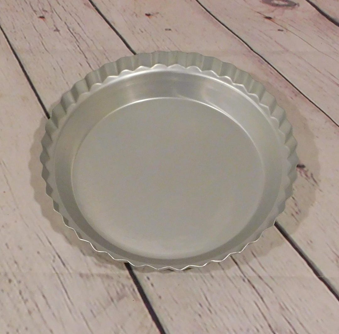 Vintage Wear-ever Fluted Pie Pan, Quiche Pan, 10 Pie Tin, Pie Plate ...