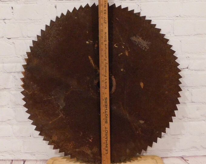 Vintage Rusty Round Saw Blade, 26 3/4" Diameter, SB16 - Etsy