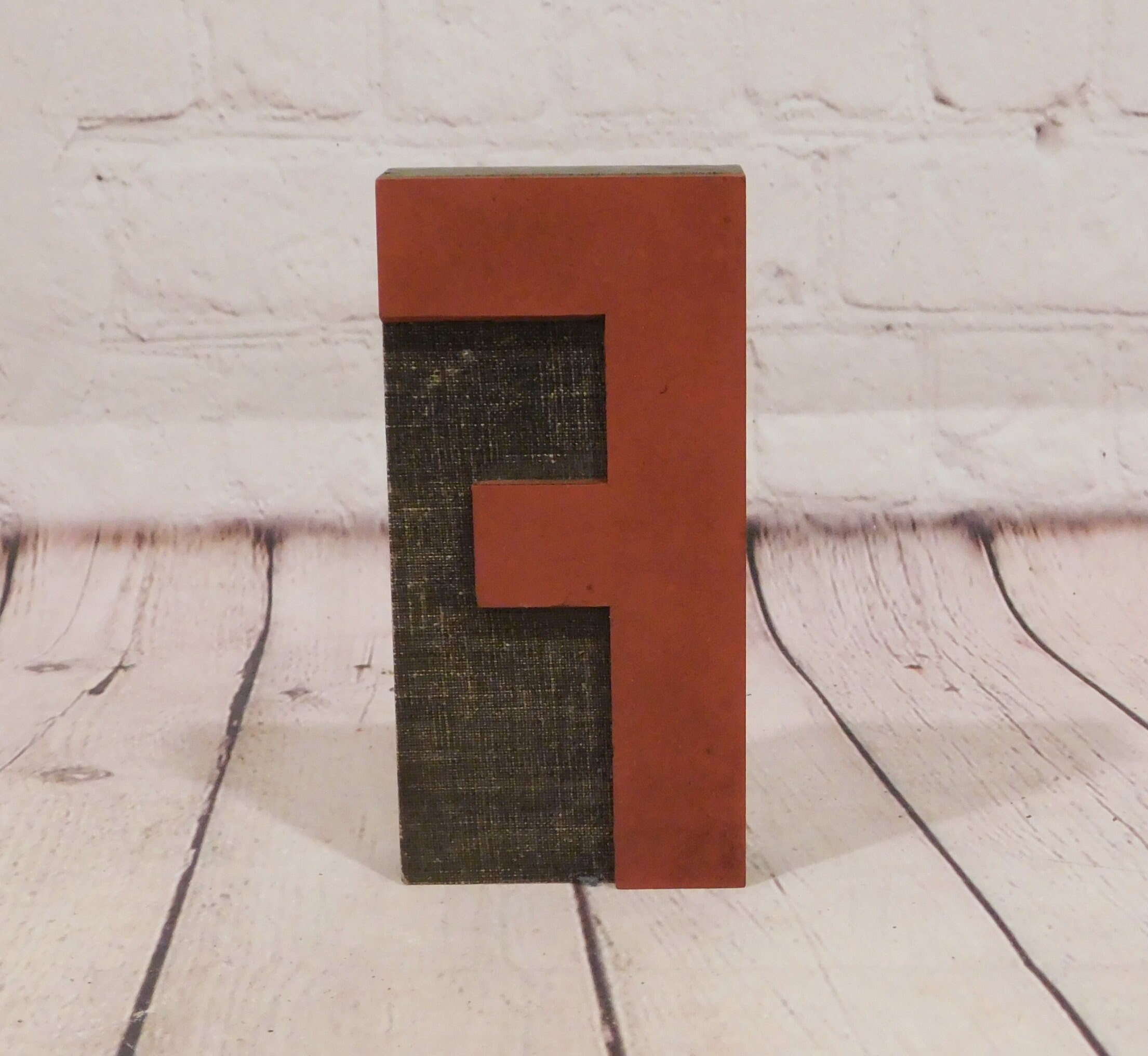 Wooden Block Letters F