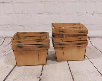 Wooden Berry Box - Etsy