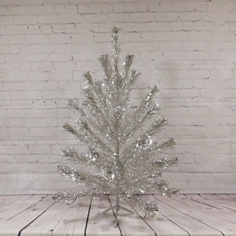 Vintage Silver Christmas Trees - Etsy