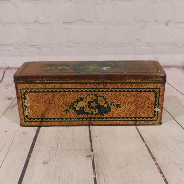 Vintage Cracker Tin - Etsy
