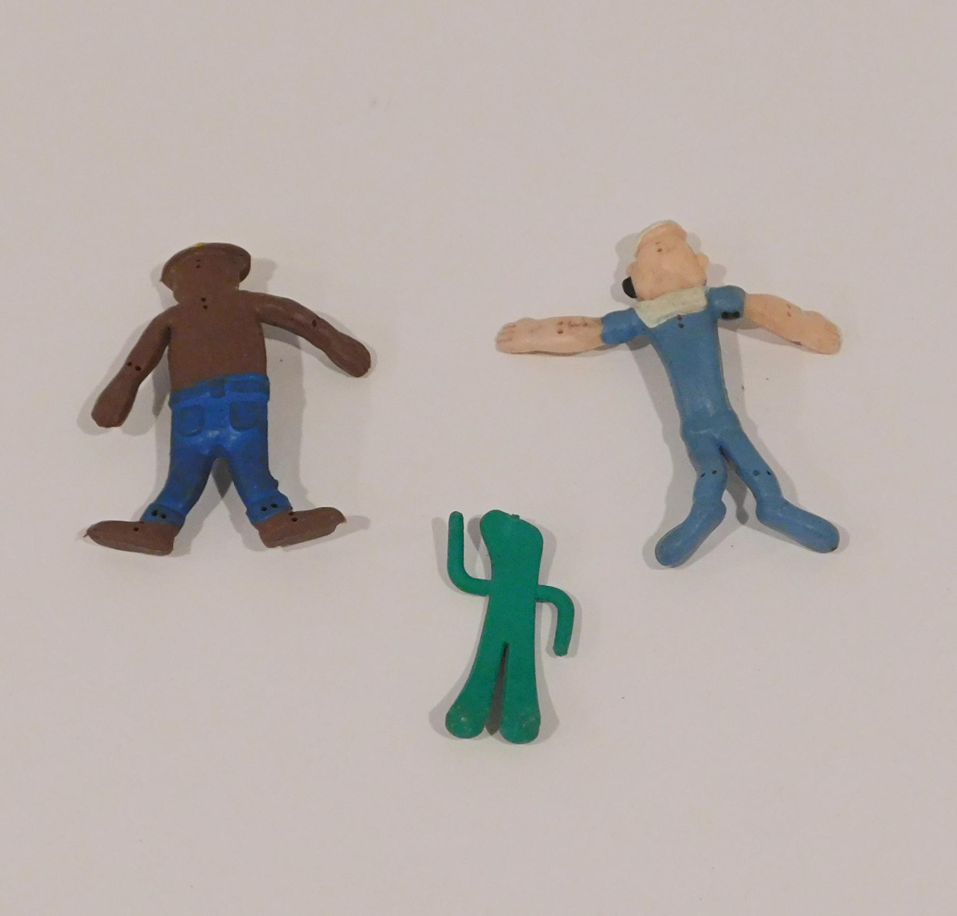 Vintage Mini Bendable Toys, Popeye, Gumby, Smokey the Bear, J02 - Etsy