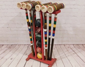 Croquet Set Stand - Etsy