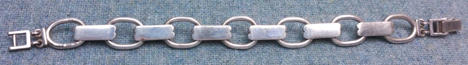 Vtg Italian Sterling Silver Fancy Link Unisex Bracelet FAS 925 - Etsy