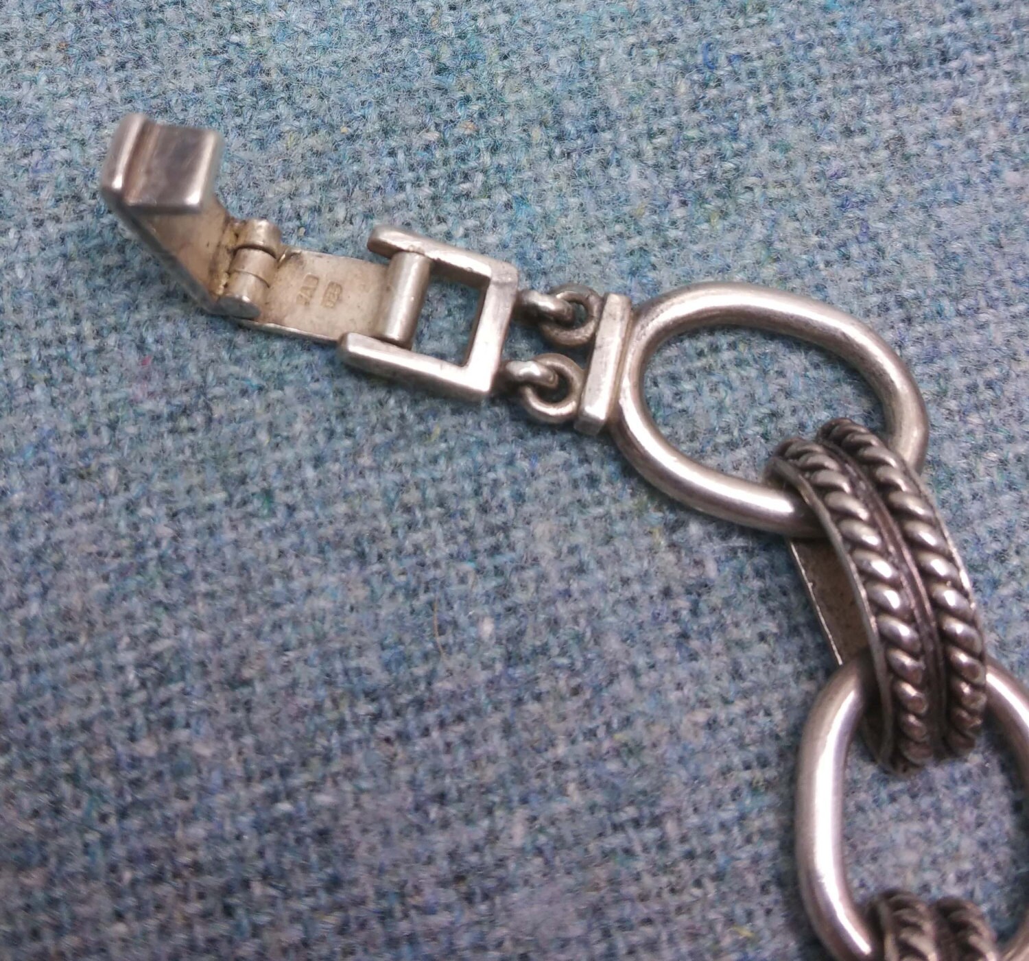 Vtg Italian Sterling Silver Fancy Link Unisex Bracelet FAS 925 - Etsy