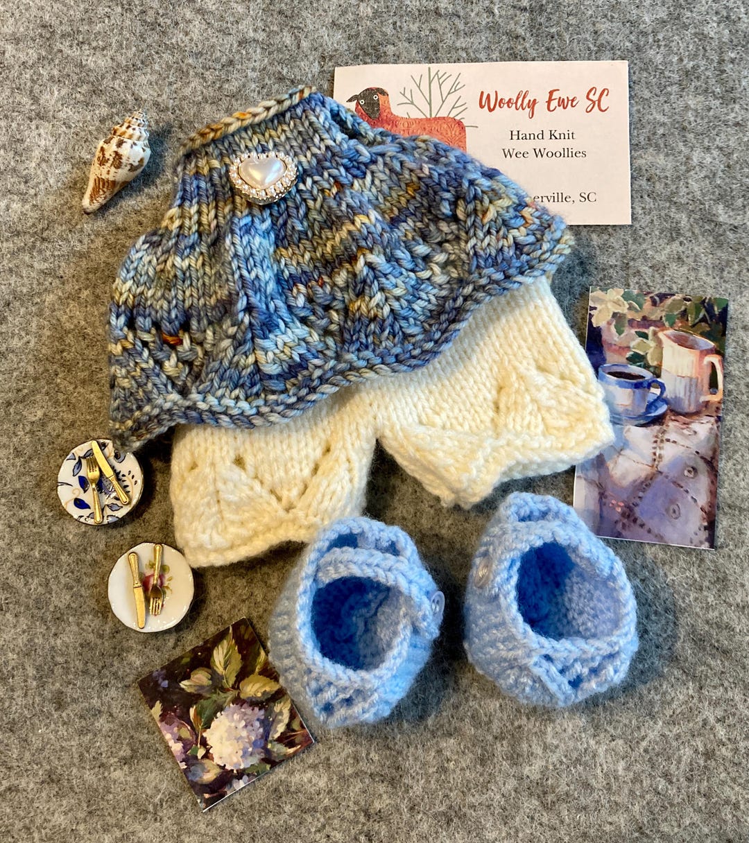Three Piece Seasons of Change Outfit for 9" Wee Woollies - Etsy