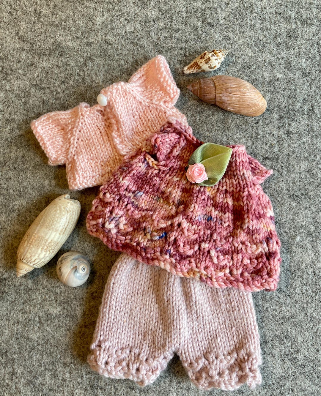 Three Piece Whispers Dress Set for 9" Wee Woollies - Etsy