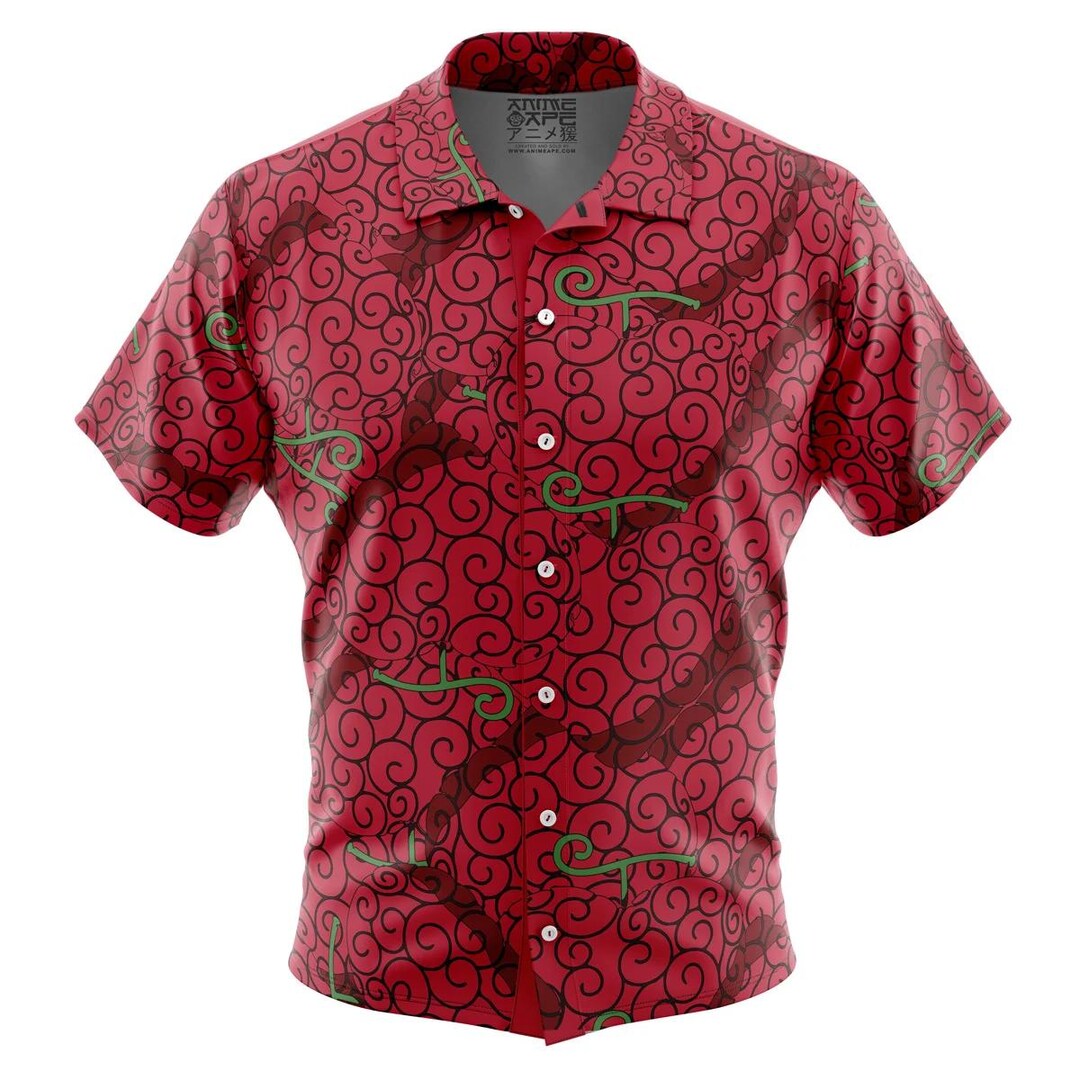 Ope Ope No Mi Luffy Devil Fruit Button up Hawaiian Shirt - Etsy