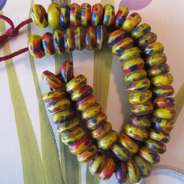 African Disc Beads - Etsy