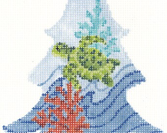 Beach needlepoint | Etsy