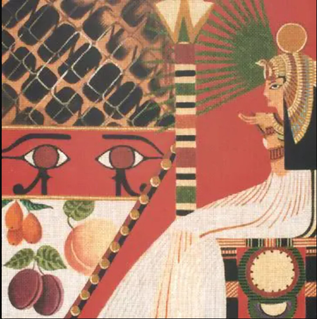 Needlepoint Handpainted Leigh Designs Thebes 15x15 - Etsy