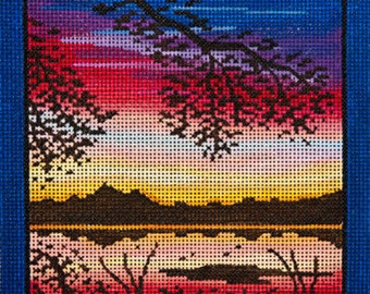 Sunset Needlepoint - Etsy