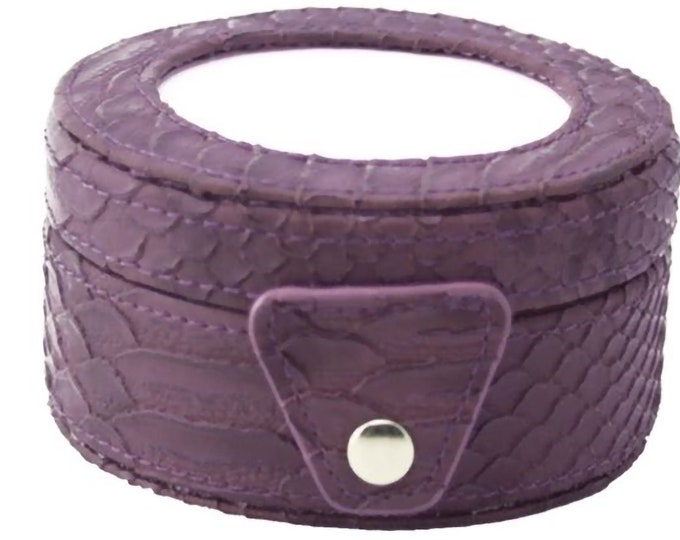 Black Round Needlework Box Lined in Black Velveteen Vintage - Etsy