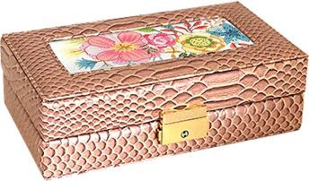 Needlepoint Lee Jewelry Case Leather Almond - Canvas Sold Separately - Etsy