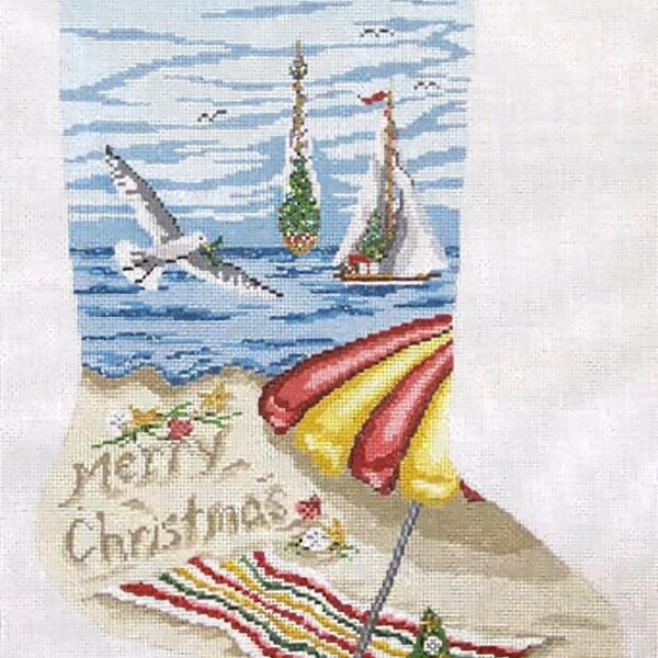 Beach Needlepoint - Etsy