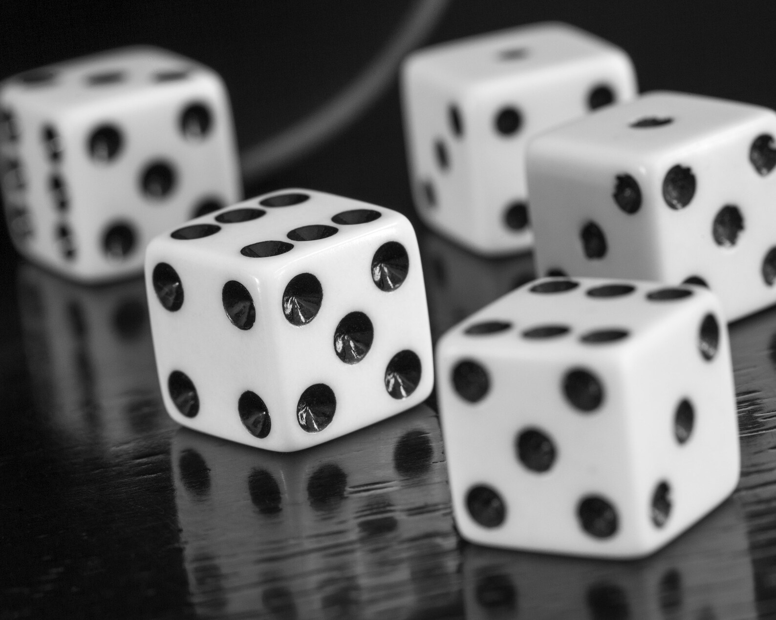Game Room Decor, Dice Photography, Black and White Art, Modern Wall Art ...