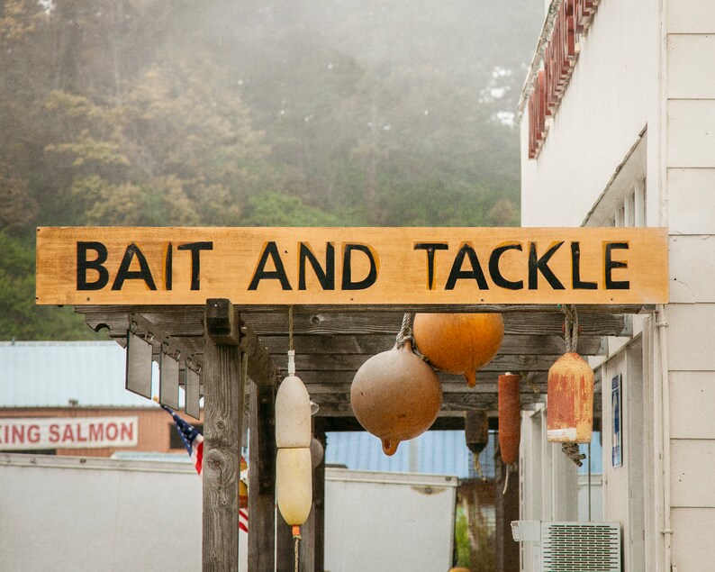 Fishing Decor Bait and Tackle Art Print Fisherman Gift - Etsy