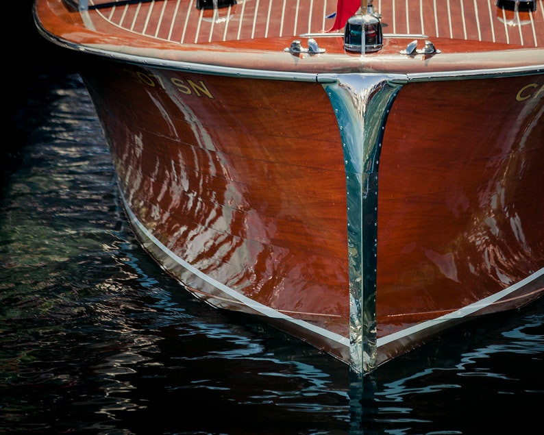 Vintage Boat Canvas Art Set of 4 Photographs on Canvas Chris | Etsy