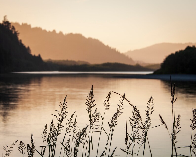 River Sunset Fine Art Photograph Dusk Nature Photography on - Etsy
