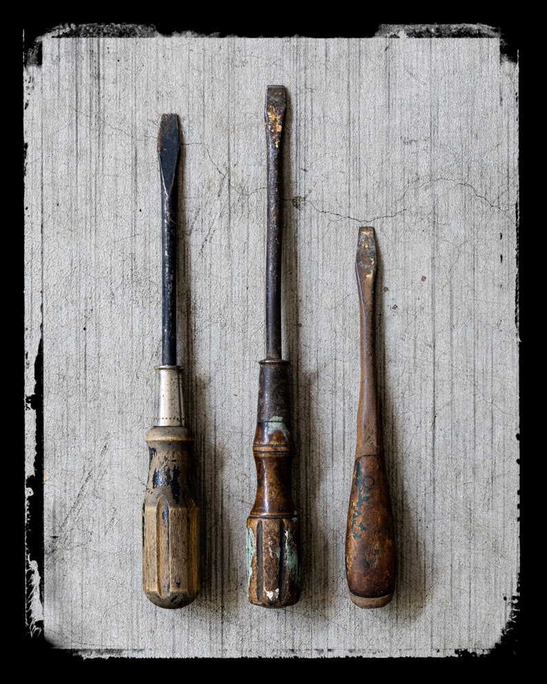 Vintage Tool Wall Art Garage Decor Gift for Dad Workshop - Etsy