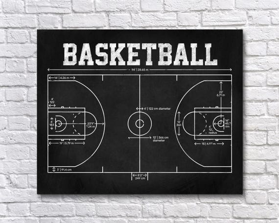 Youth Basketball Court Diagram