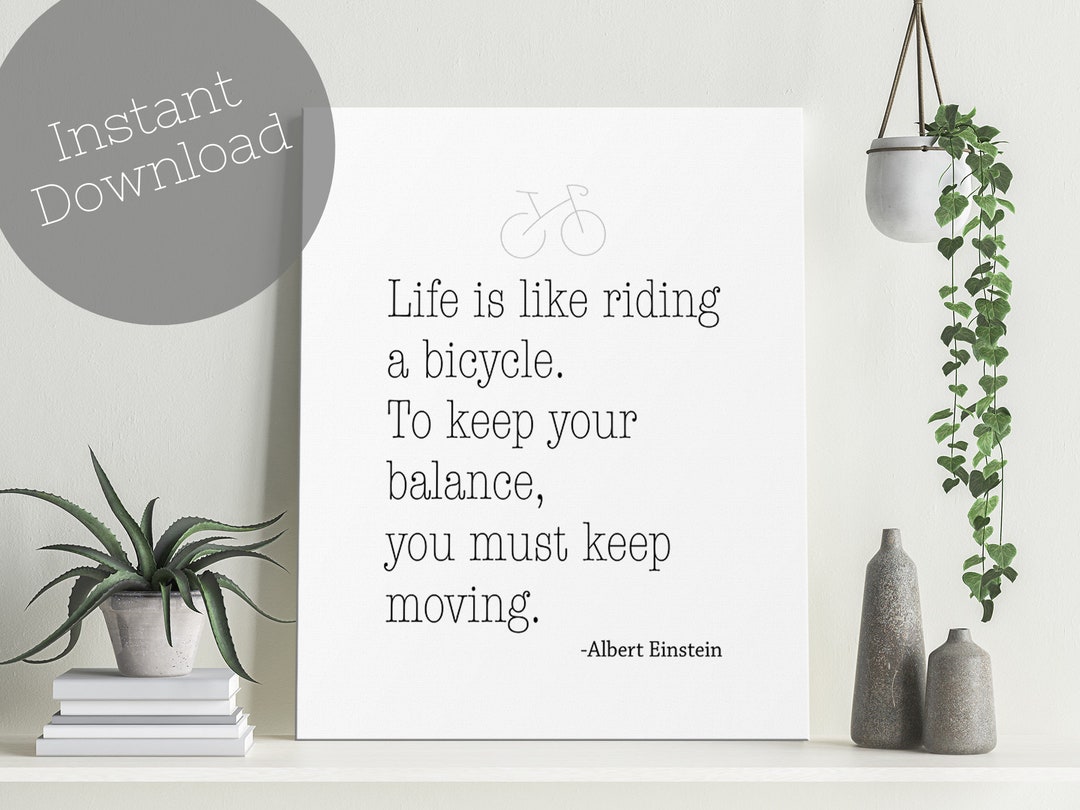 Albert Einstein Quote, Digital Download, Print Your Own Inspirational ...